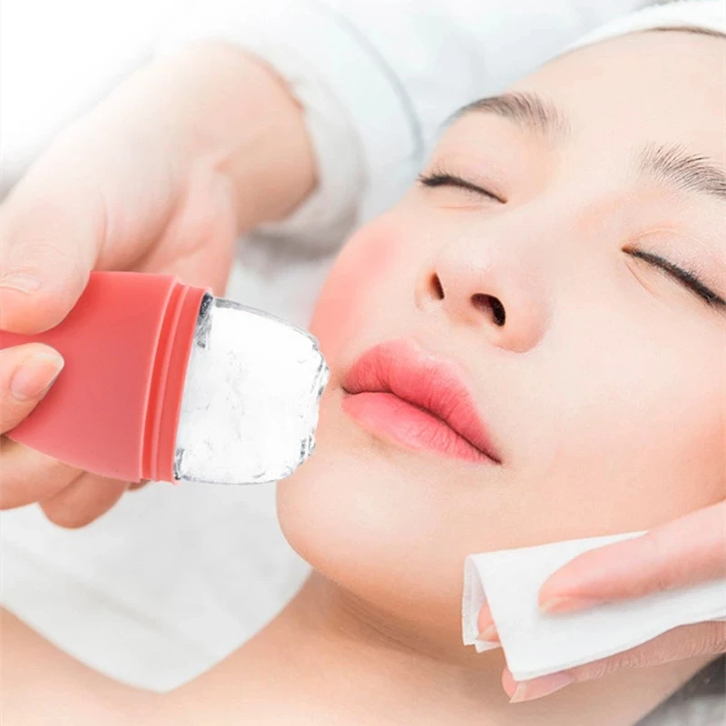 Apply Face Massage Ice Roller Ice Face Silicone Ice Mold Cleansing ...