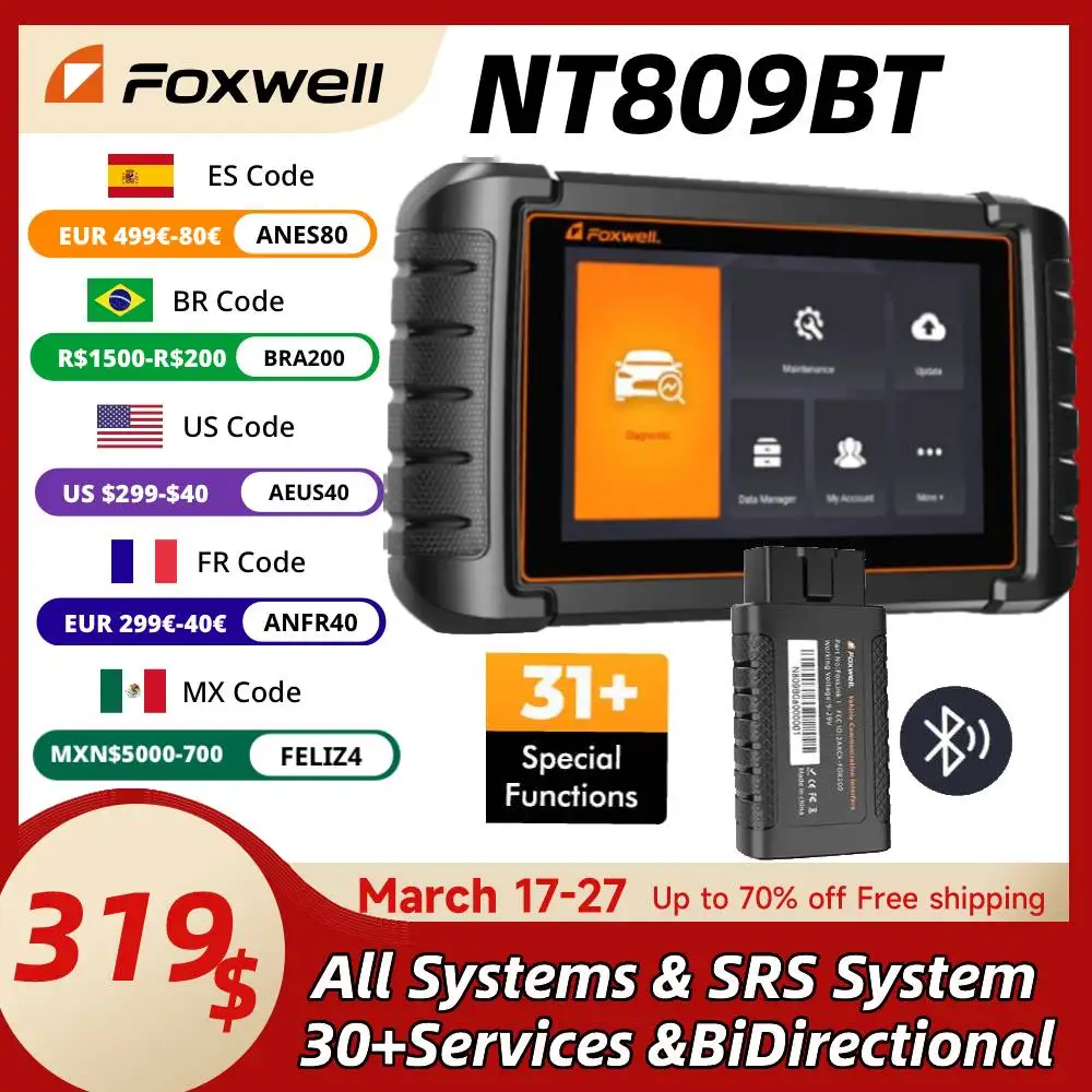 FOXWELL-NT809BT-OBD2-Bluetooth-Scanner-for-Car-Diagnostic-Tool-Bi ...