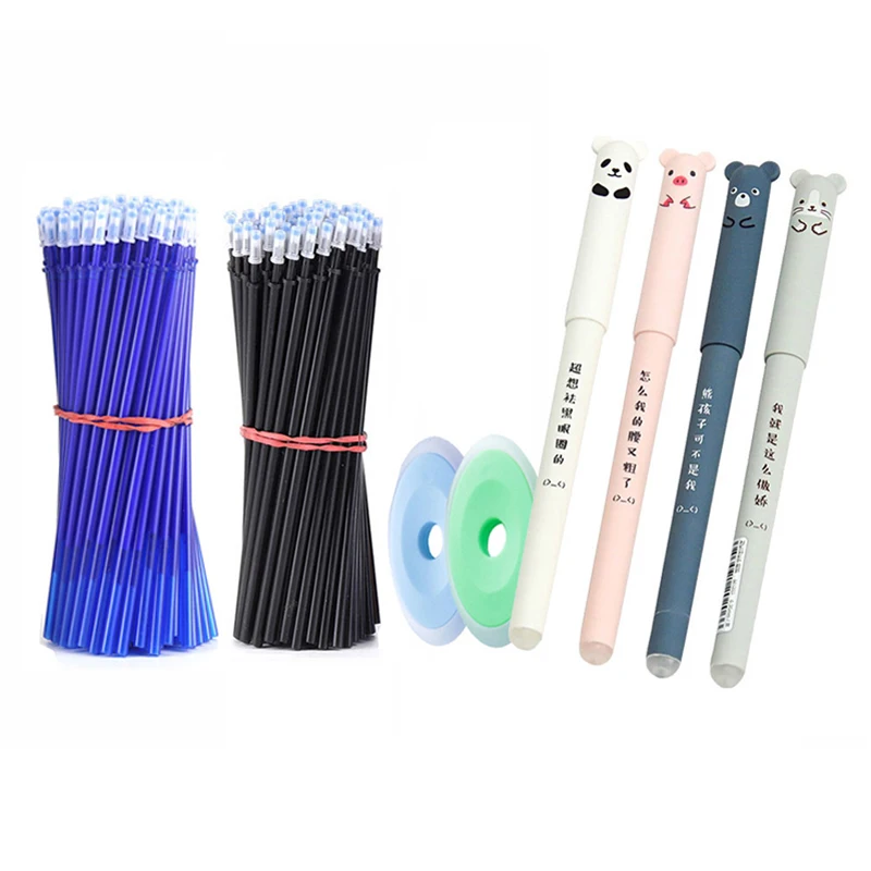 1pcs-Cartoon-Animals-Erasable-Pen-0-35mm-Refill-Rods-Cute-Panda-Cat ...