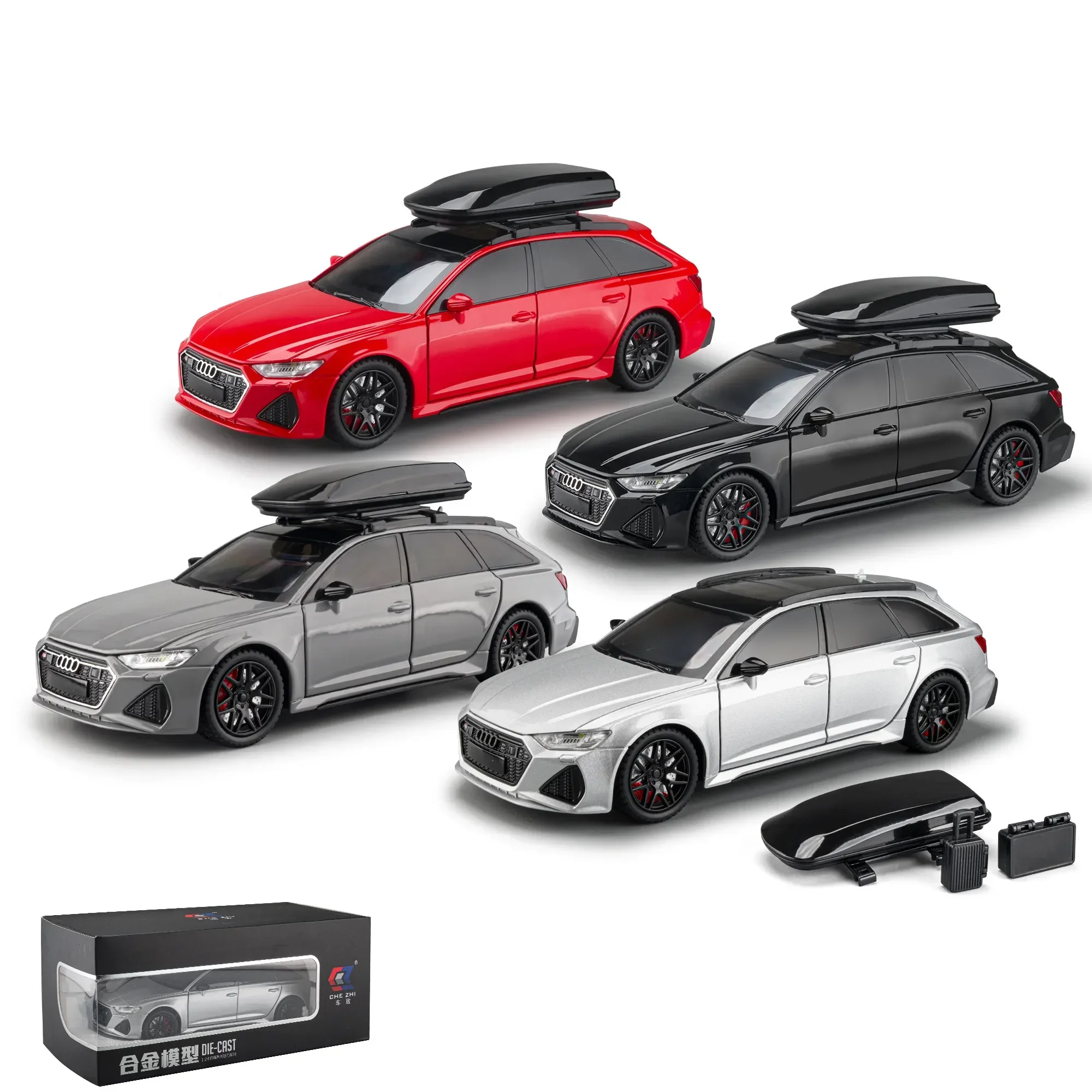 1-24-Scale-Diecast-Toy-Vehicle-Model-Audi-RS6-Travel-Edition-Car-Pull ...