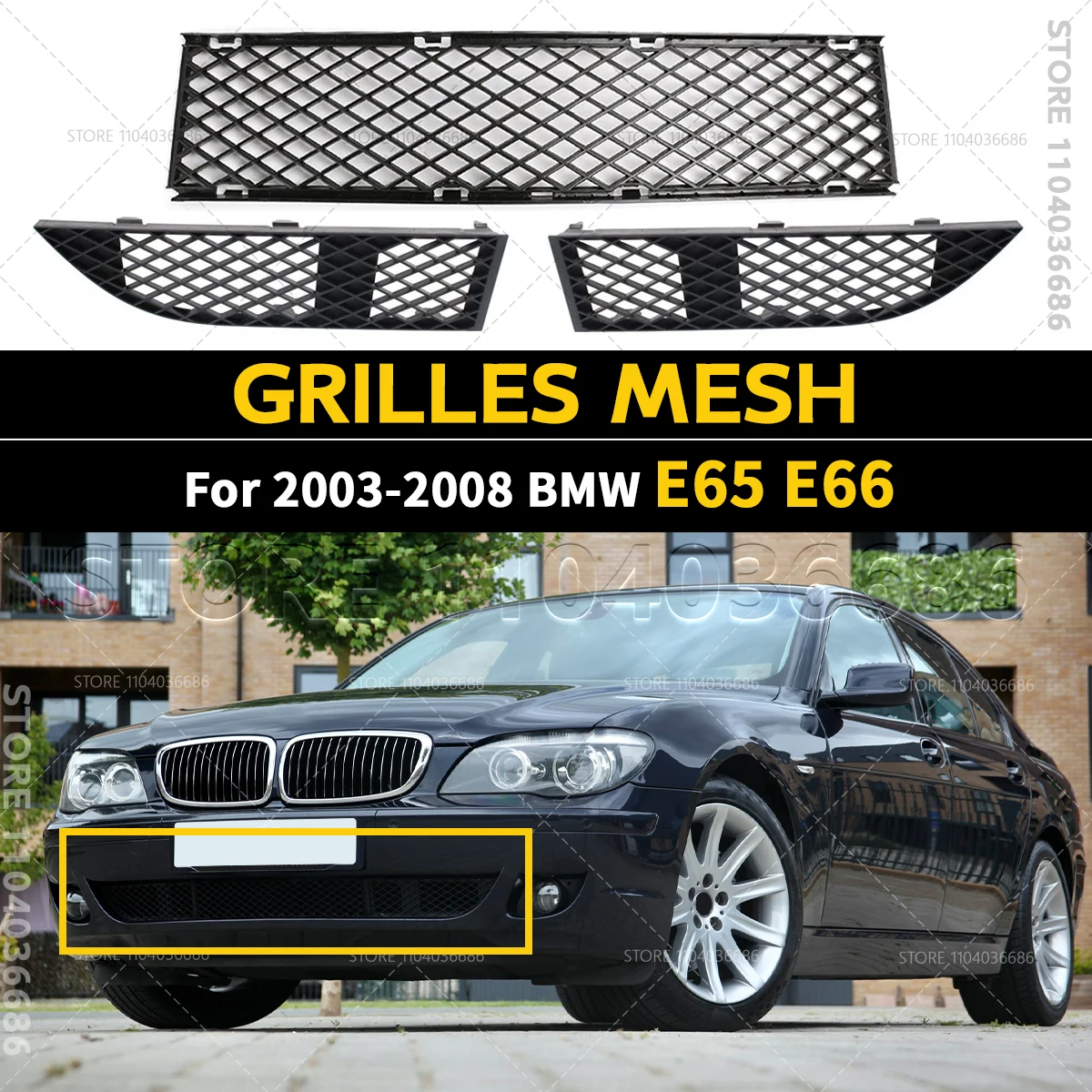 For 2003 2004 2005 2006 2007 2008 E65 E66 BMW 750i 750Li 760i 760Li ...