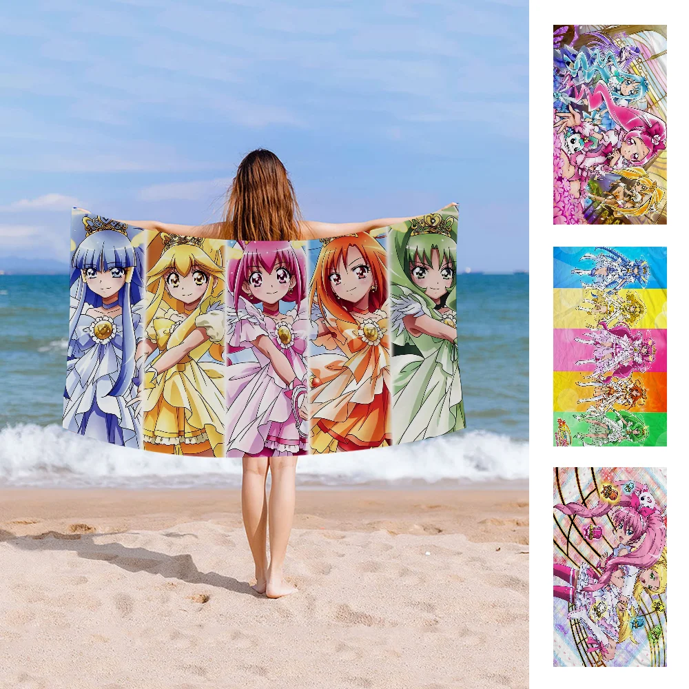 Pretty-Cure-Precure-Princess-Anime-Bathroom-Towel-Towel-Absorbent-Quick ...