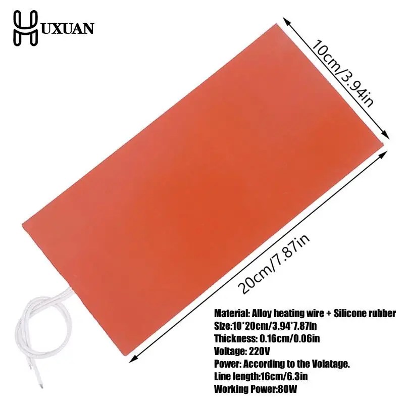 Silicon Oil Pan Hydraulic Tank Heating Plate Mat | Heating Mat Electric ...