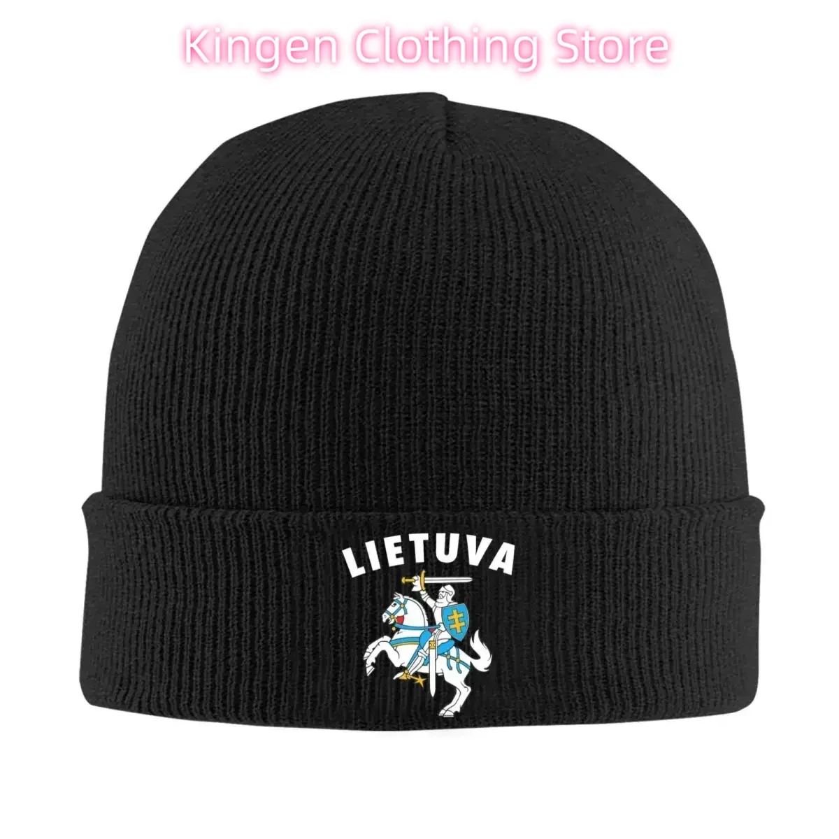 Lietuva Lithuania Coat Of Arms Bonnet Hats Lithuanian Beanie Hats ...