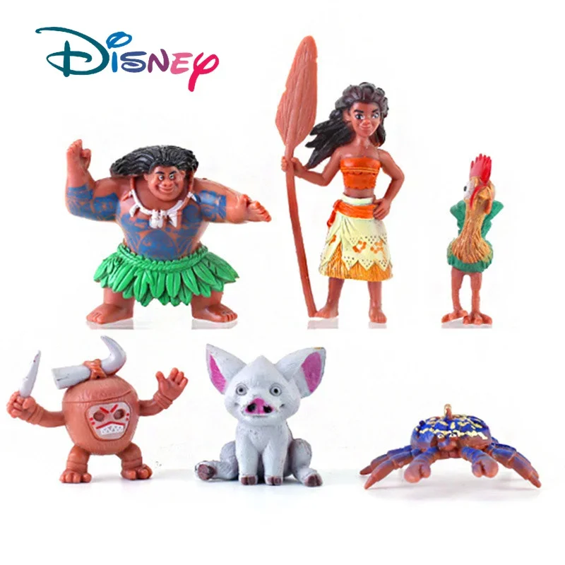 Figuras-de-acci-n-de-Disney-Moana-Demigod-Maui-cerdo-pollito-regalo-de ...