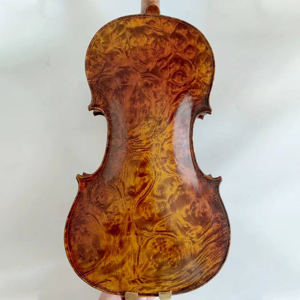 handmade bird's eye violin 4/4 solid wood Spruce Panel maple Back ...