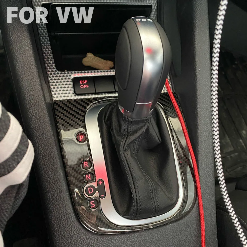 Leather-Car-Auto-Gear-Shift-Knob-Shift-Lever-Stick-Head-DSG-For-VW-Golf ...