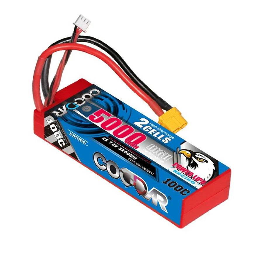 CD2S1P5000100C-5000MAH-2S-7-4V-100C-RC-Car-Model-Rechargeable-Lithium ...