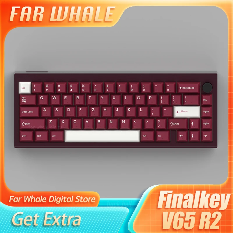 Finalkey-V65-R2-Aluminum-Keyboard-Bluetooth-Wired-65-Barebones-68-Keys ...