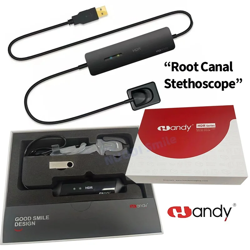 Handy Dental Digital X-ray Imaging System X Ray RVG Sensor HDR500B USB ...