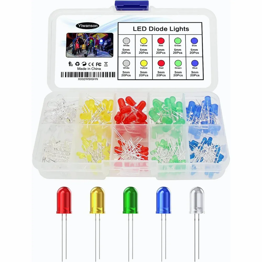 200Pcs-Led-Diode-Super-Bright-Mini-3mm-5mm-Individual-Light-Emitting ...