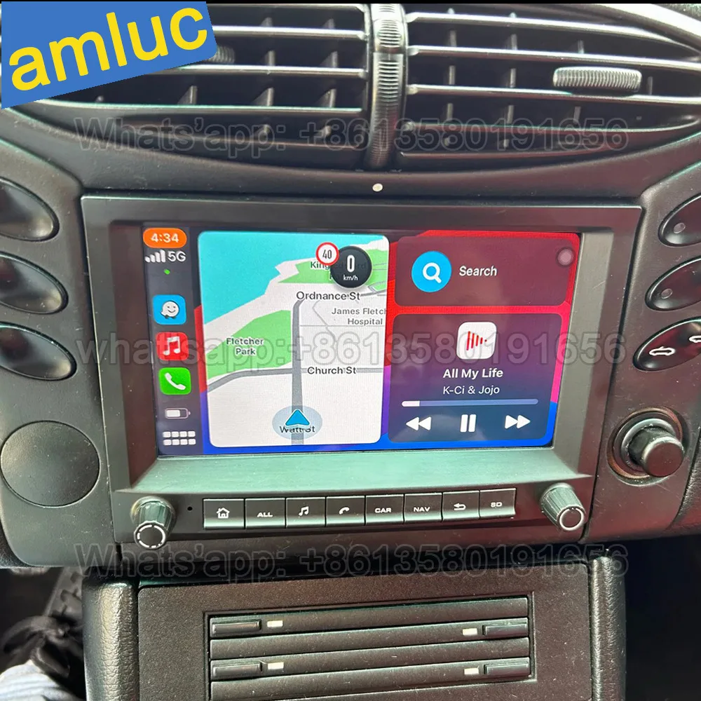 Android Auto Car DVD Video Player For Porsche 911 996 986 Cayman ...