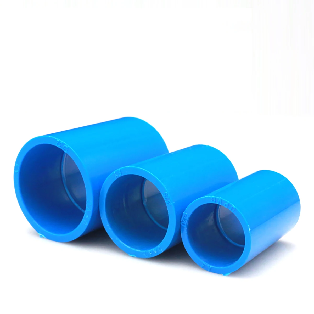 PVC-Water-Supply-Pipe-Fittings-Equal-Straight-Connector-Socket-Solvent ...