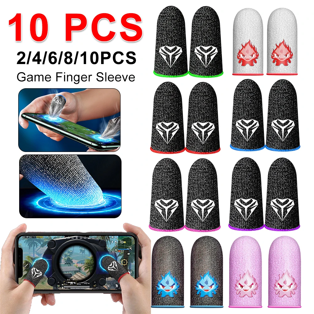2-4-6-8-10PCS-Ultra-thin-Gaming-Finger-Cover-For-PUBG-Mobile-Touch ...