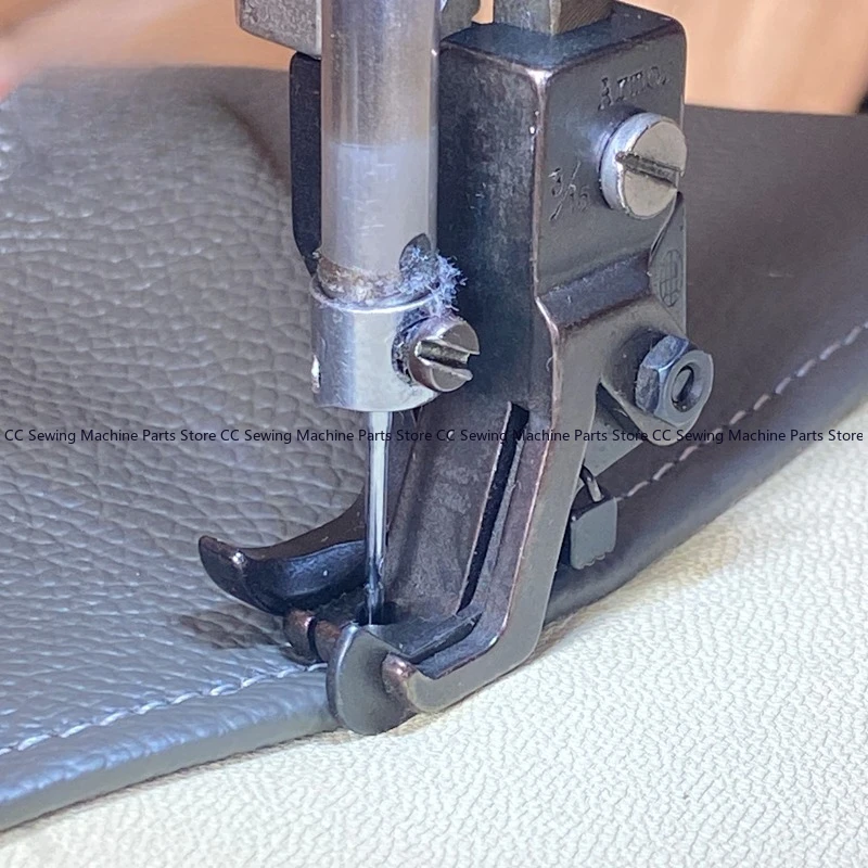 Industrial sewing machine movable single-sided with gear presser foot ...