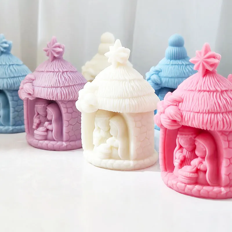 Religious-Nativity-Mold-Aroma-Candle-Silicone-Mold-Silicone-Candle ...