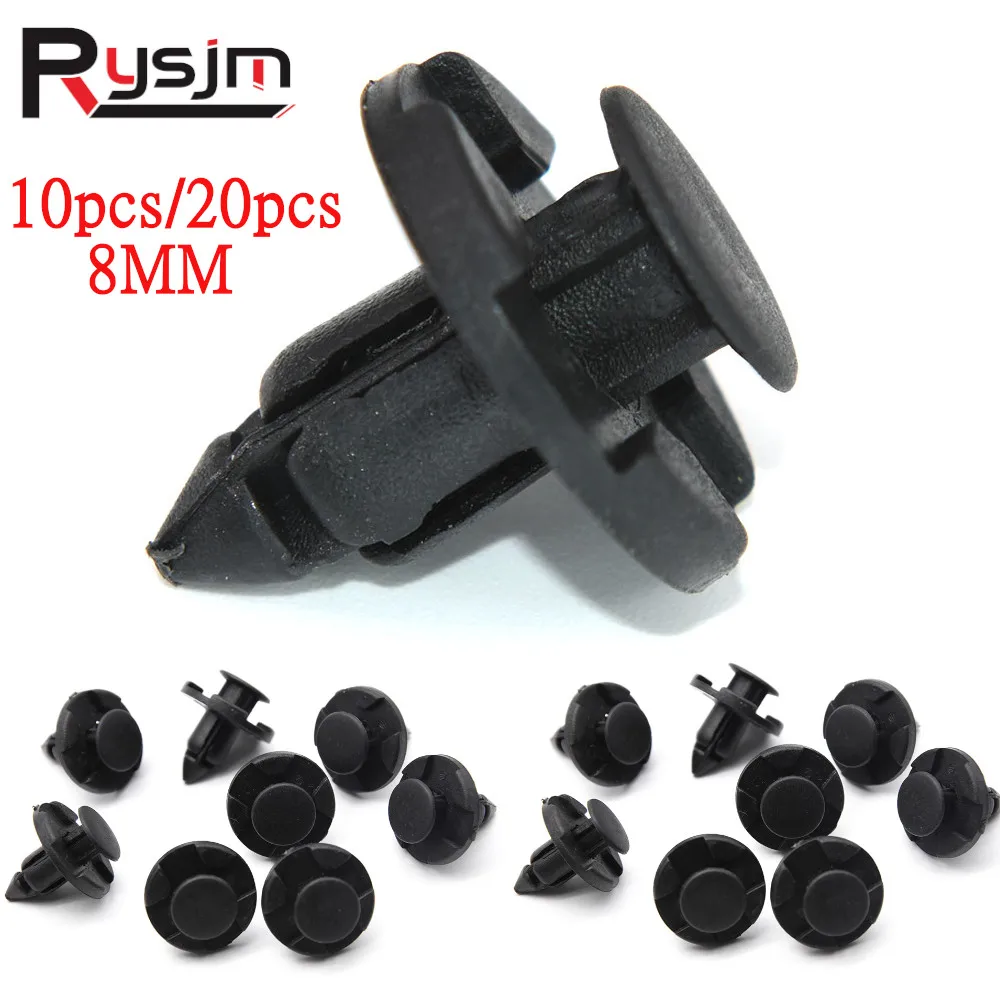 10Pcs-20pcs-8mm-Hole-Auto-Bumper-Fastener-Rivet-Retainer-Clips-Car-Door ...