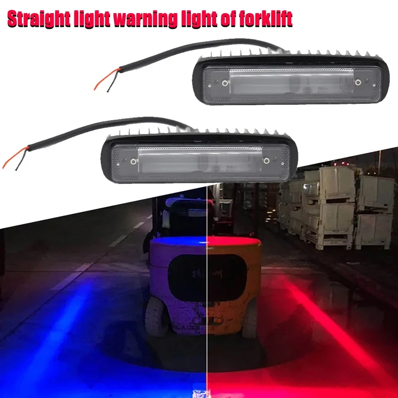 30W Forklift LED Warning Light 12-80V Safety work Light Astern Light ...
