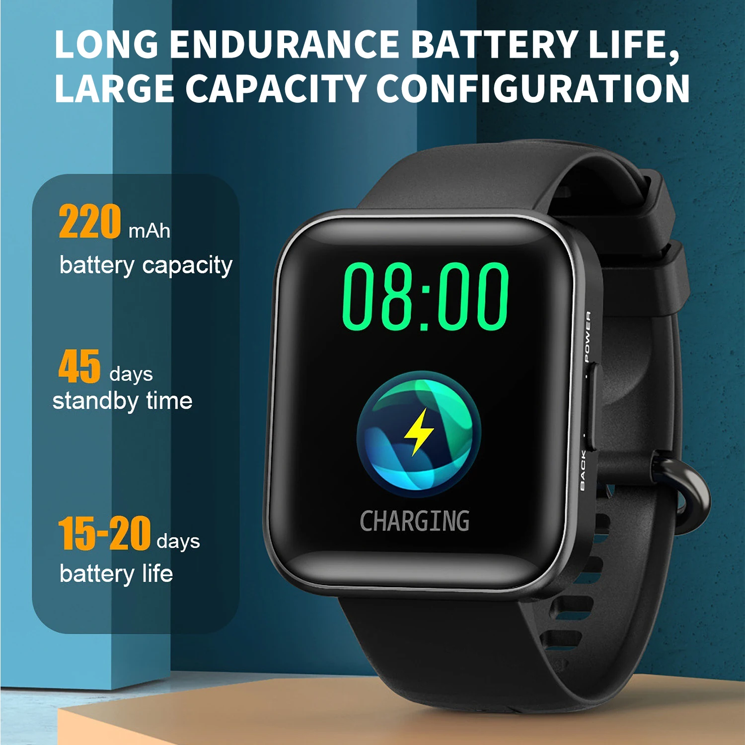 Heart Rate 45 Day Battery Life Smartwatch Amazfit Bip Fitness ...