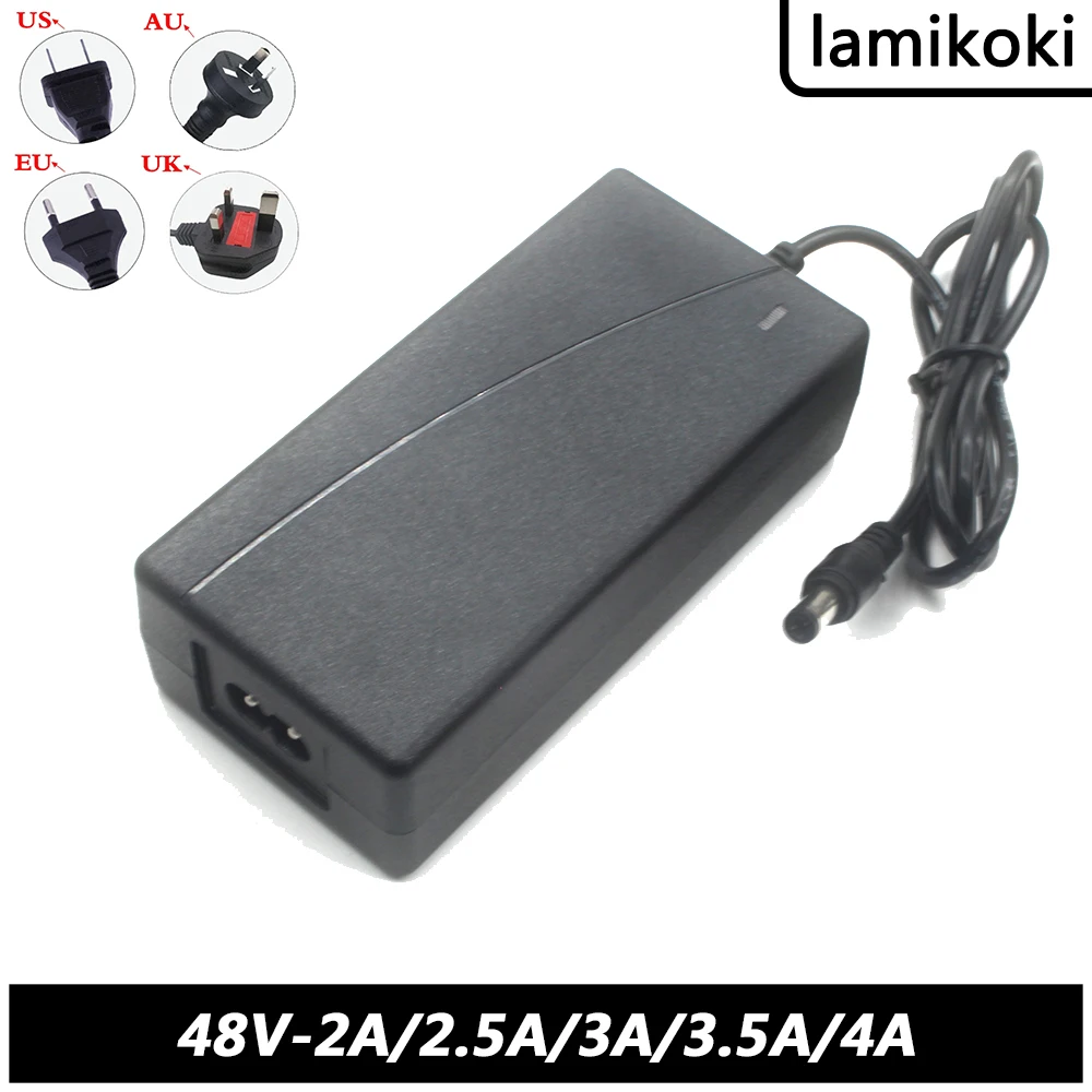 48V 2A 2.5A 3A 3.5A 4A Power Supply Adapter 48 Volt Charger For CCTV ...