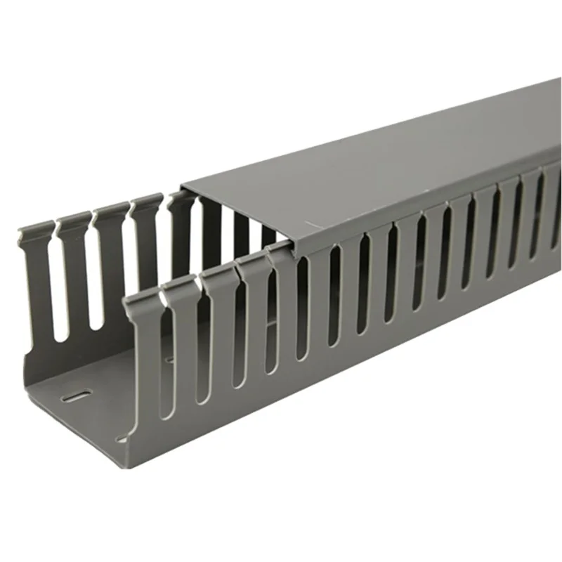 PVC-Electrical-Cable-Trunking-Size-Solid-Wall-Wiring-Ducts-Narrow-Slot ...