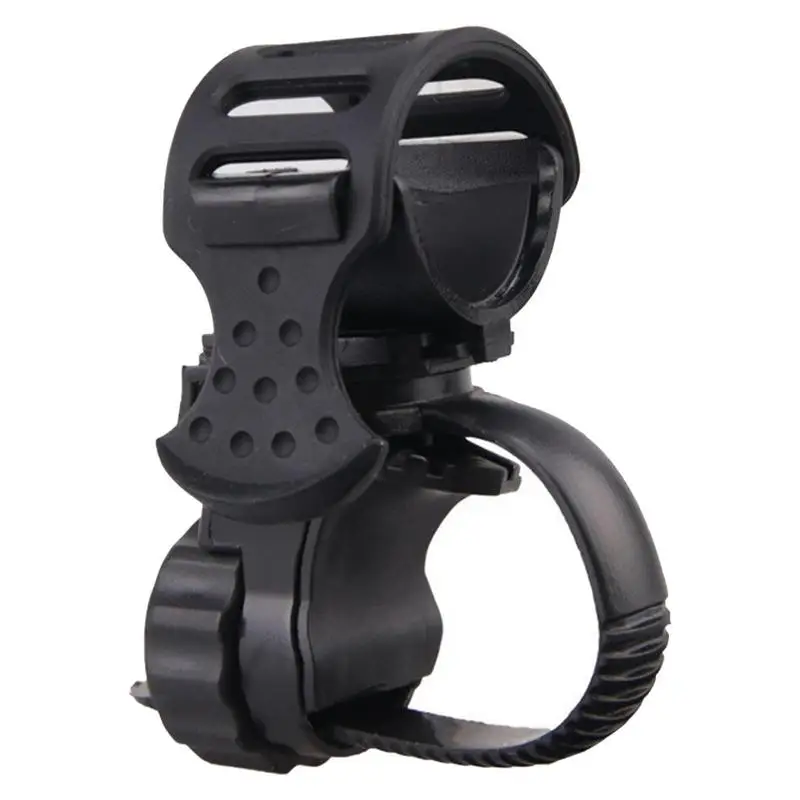 Bicycle-Flashlight-Holder-Mount-360-Degree-Adjustable-Rubber-Straps ...