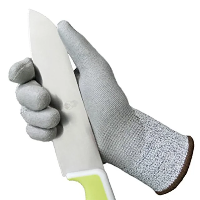 Grey PU Coated Cut Resistant Glass Handing Gloves - Safety Boots And ...