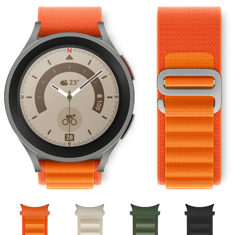 Correa-Alpine-Loop-para-Samsung-Galaxy-Watch-6-44mm-5-4-40mm-Classic ...