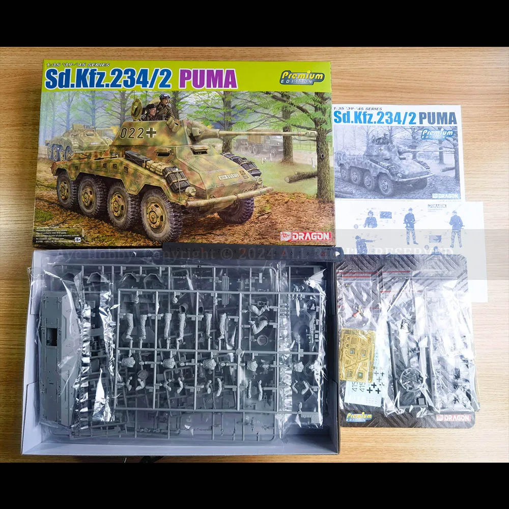 Premium-Edition-Dragon-Dra-6943-1-35-Sd-Kfz-234-2-PUMA-Plastic-Model ...