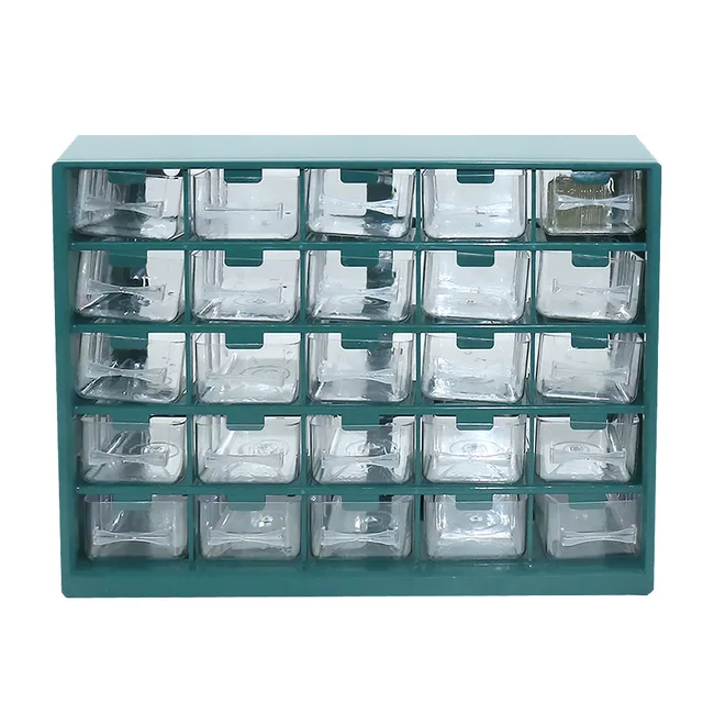 25 Multi-grid Drawer Parts Box Wall-mounted Screw Classification ...