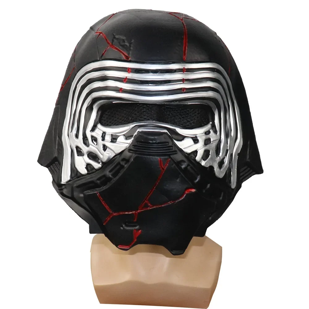 New Kylo Ren Helmet Adult Cosplay The Rise of Skywalker Mask Props PVC ...