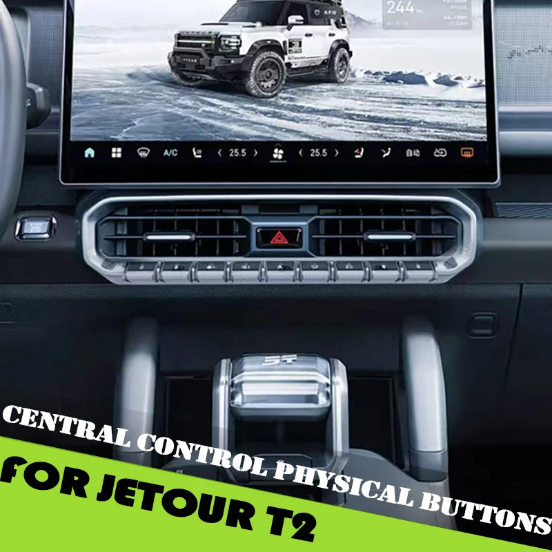 Car Dynamic Physical Buttons Fit for Jetour Traveler T2 2023 2024 2025 ...