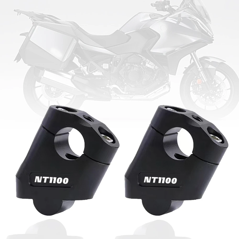Motorcycle-Handlebar-Riser-Bar-Mount-Handle-Heightening-Clamp-Pit ...