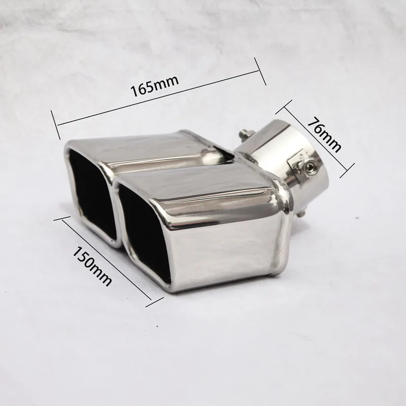 76mm-Universal-Auto-Muffler-Silencer-Dual-Outlet-Car-Exhaust-Tip ...