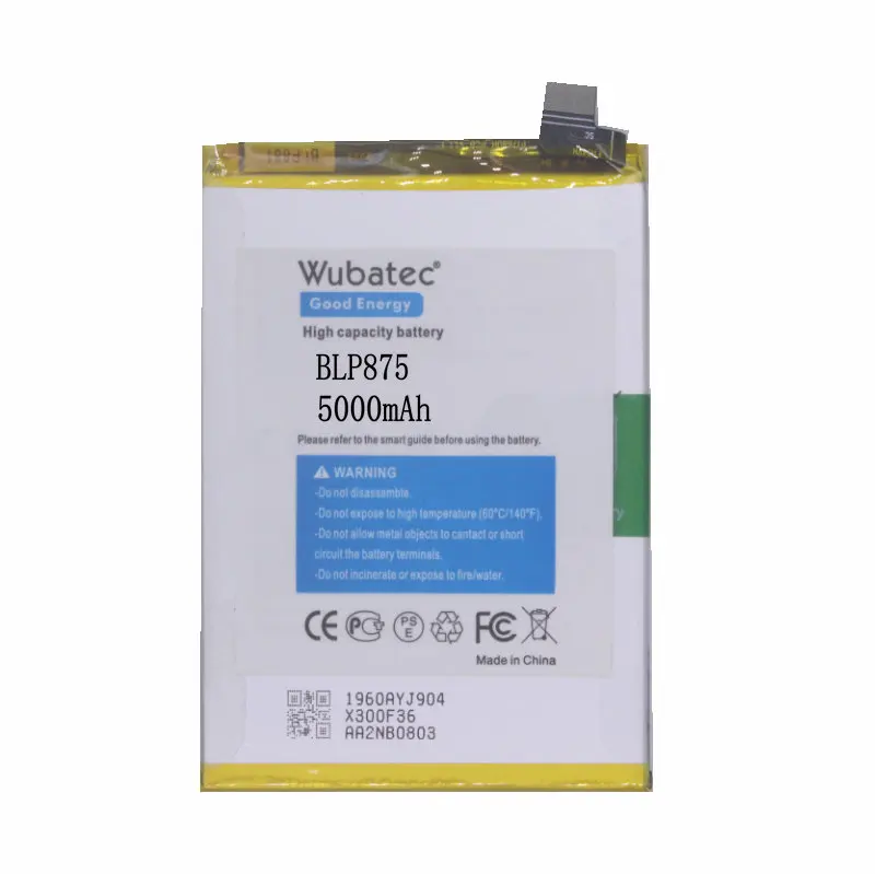 Wubatec-1x-5000mAh-19-35Wh-BLP875-Phone-Battery-For-OPPO-Realme-9-5G ...