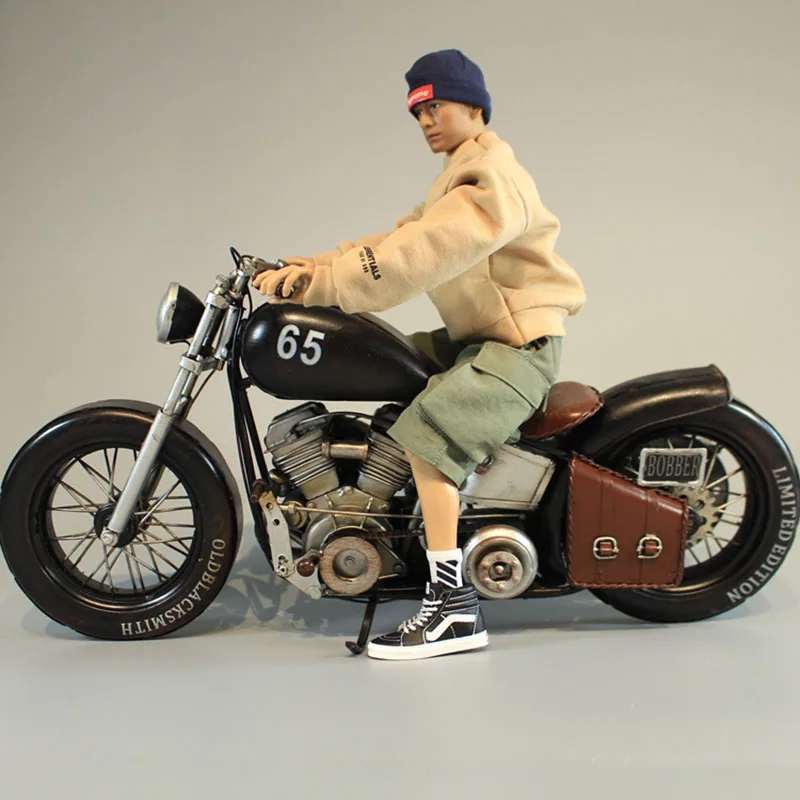 Diecast-1-6-Scale-Classic-Retro-Simulation-Motorcycle-Handmade-Alloy ...