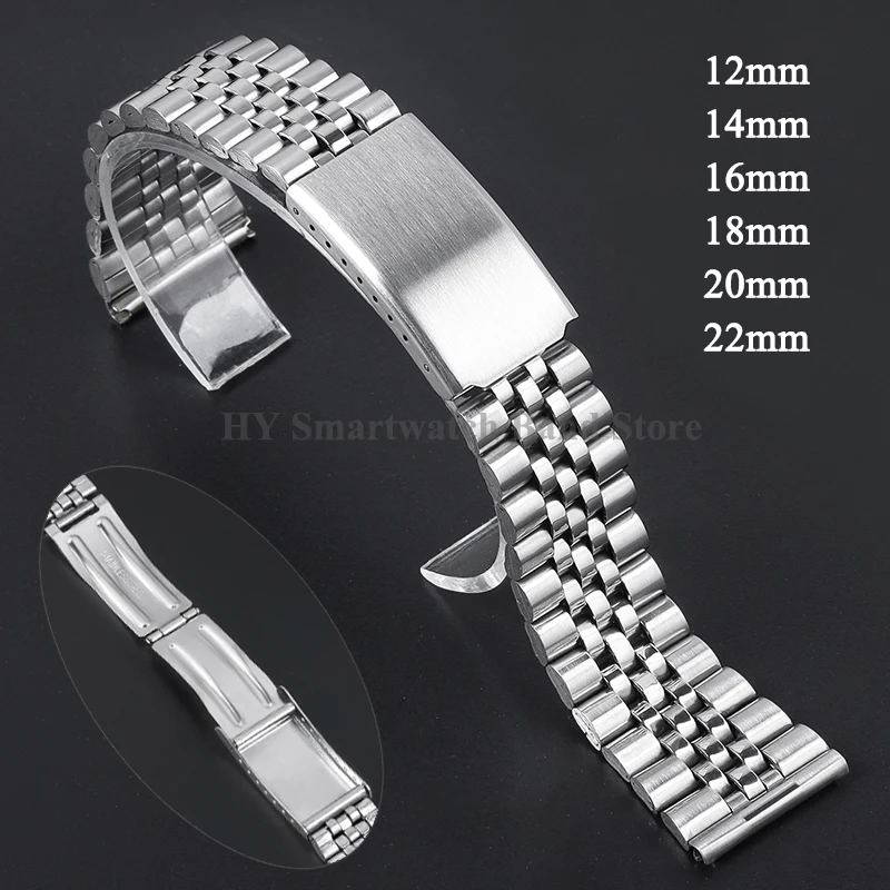 Stainless Steel Watch Strap for Seiko for Omega for Rolex Sport ...