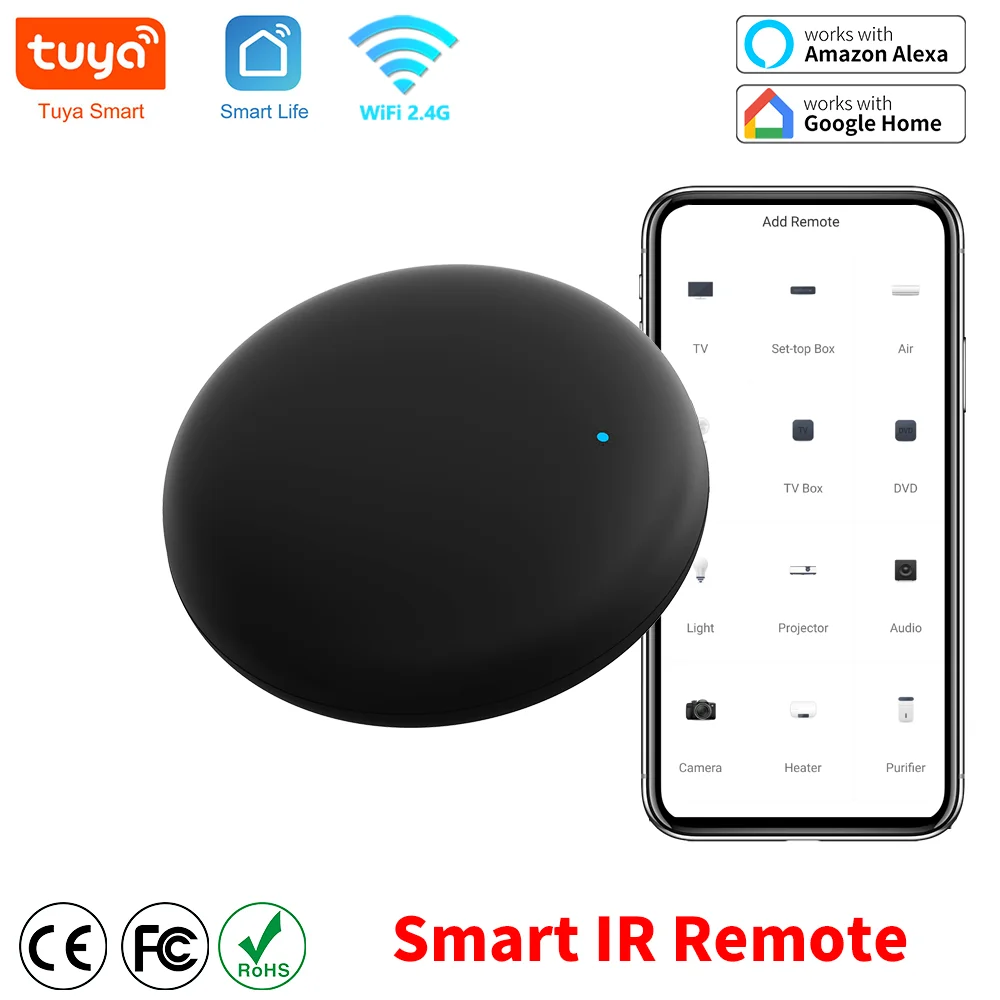 Tuya Smart Life Ir Remote Control | Smart Ir Remote Control Alexa - Tuya Wifi Smart - Aliexpress