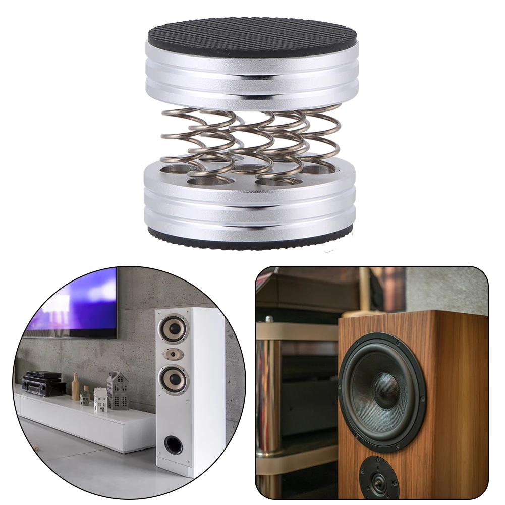 4-PCS-Aluminium-Alloy-Spring-Damping-Pad-Speakers-Spring-Spikes-Audio ...