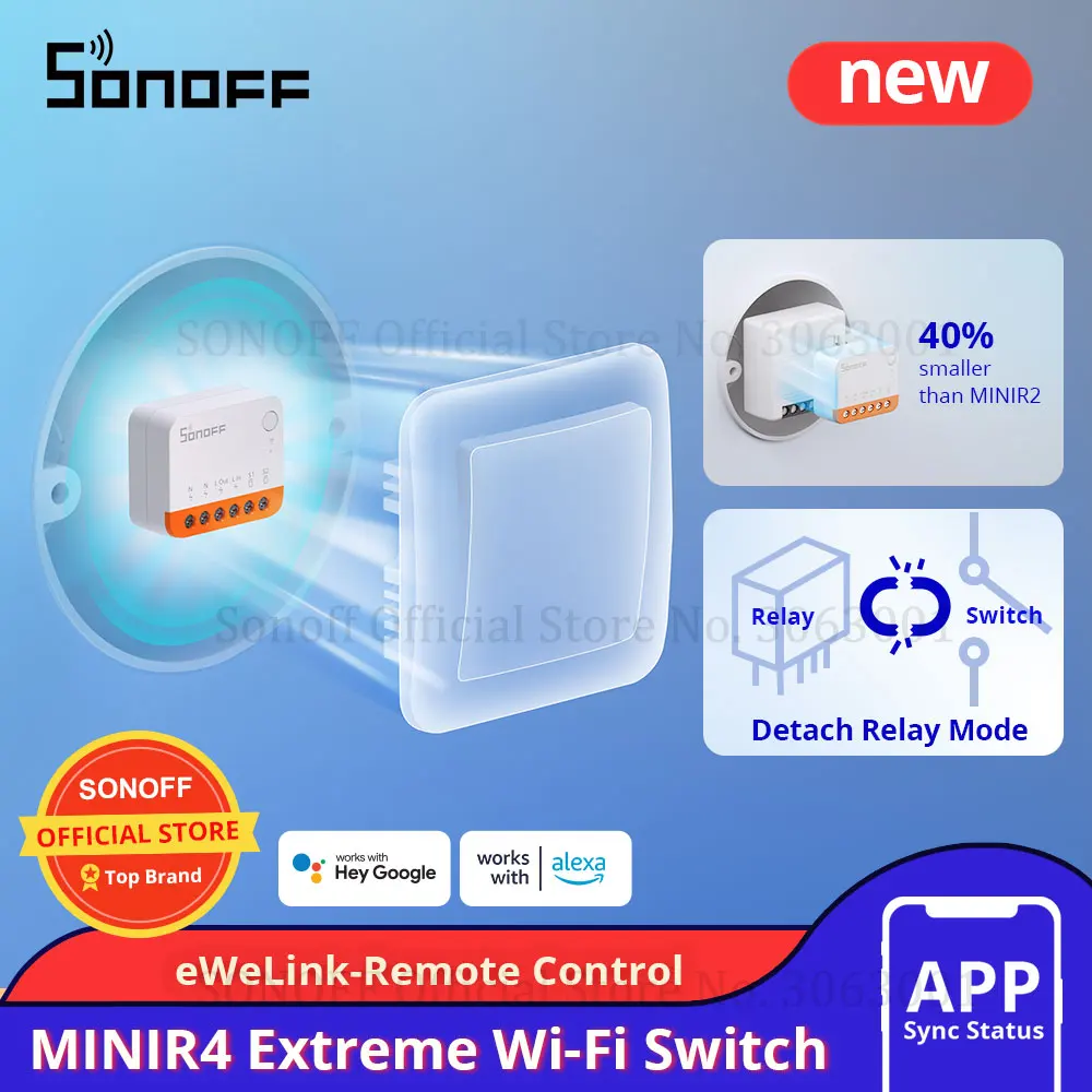 SONOFF-MINIR4-Wifi-MINI-Smart-Home-Switch-Supports-External-Switch ...