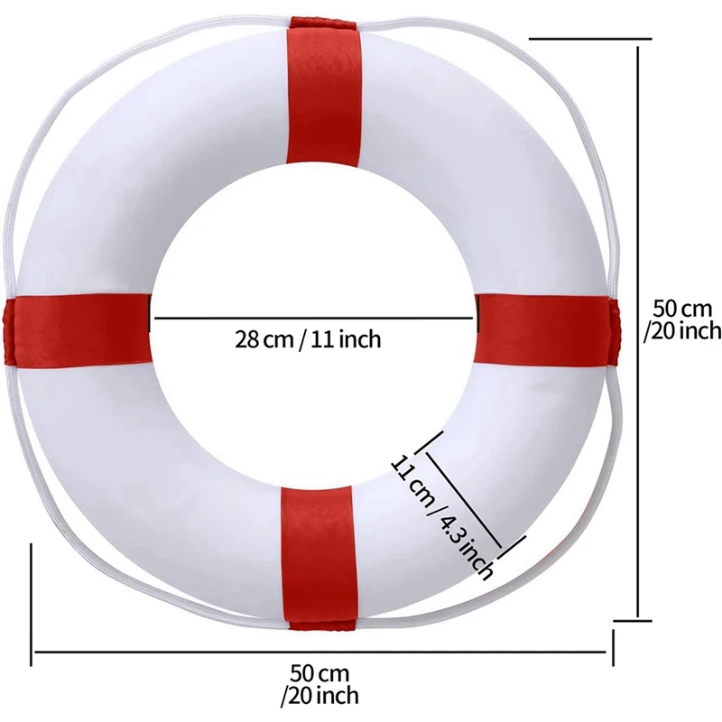 Life Preserver Ring In Water