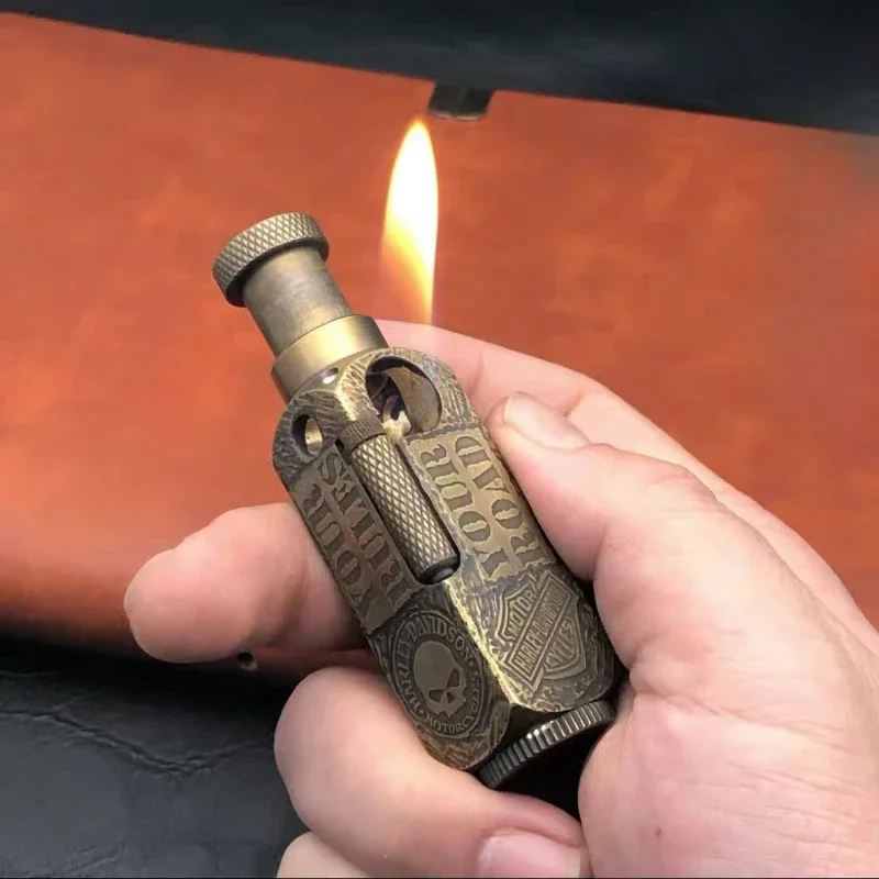 Hand-carved-Retro-Classic-Kerosene-Lighter-Nostalgic-Personalized ...