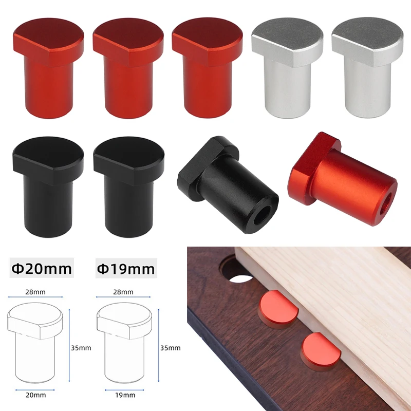 2-10PCS-Aluminum-Alloy-Workbench-Peg-Brake-Stops-Clamp-19-20mm ...