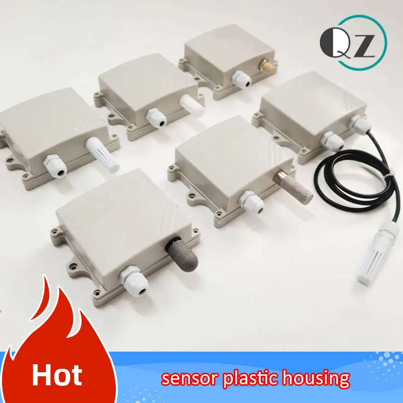 Temperature and humidity sensor plastic housing gas transmitter probe ...
