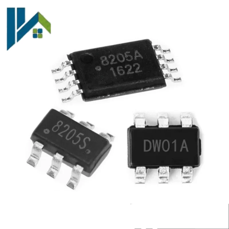 10PCS-DW01-DW01A-DW02A-DW03D-DW07D-8205A-8205S-FS8205A-SOT23-5-6-TSSOP8 ...