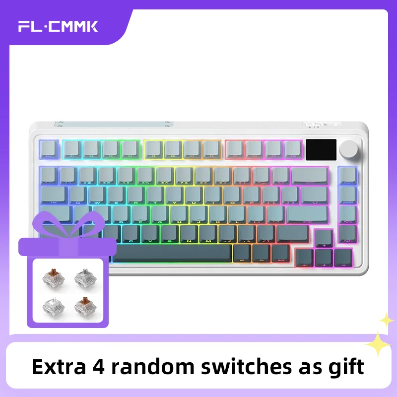 FL-ESPORTS-CMK75-Three-Mode-Full-Key-Hot-Swap-81-Key-2-4G-Wireless ...