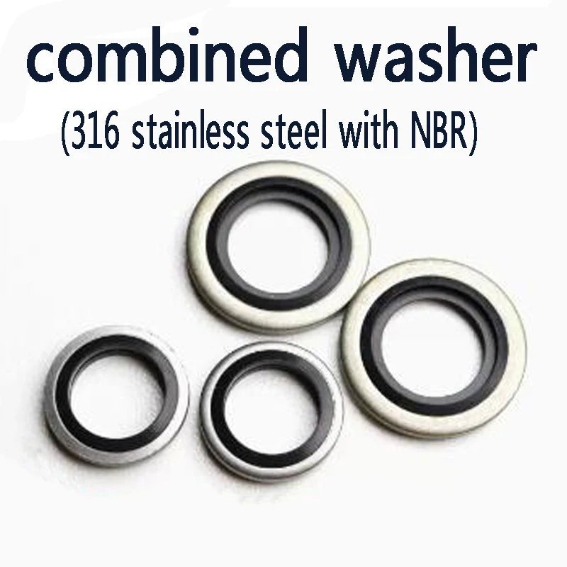 2-5-Pieces-Bonded-Combination-Washer-316-Stainless-Steel-with-NBR ...