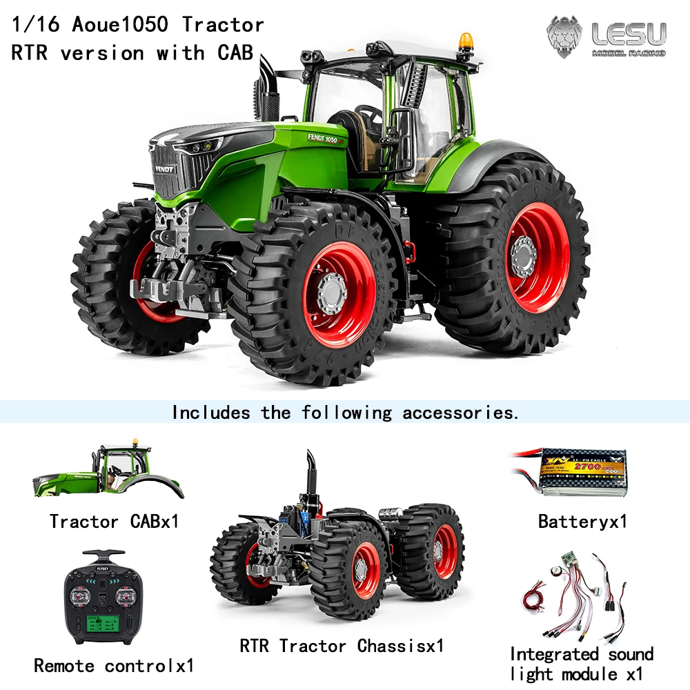 LESU-1-16-4X4-Fendt-Aoue-1050-tractor-full-metal-chassis-with-body ...