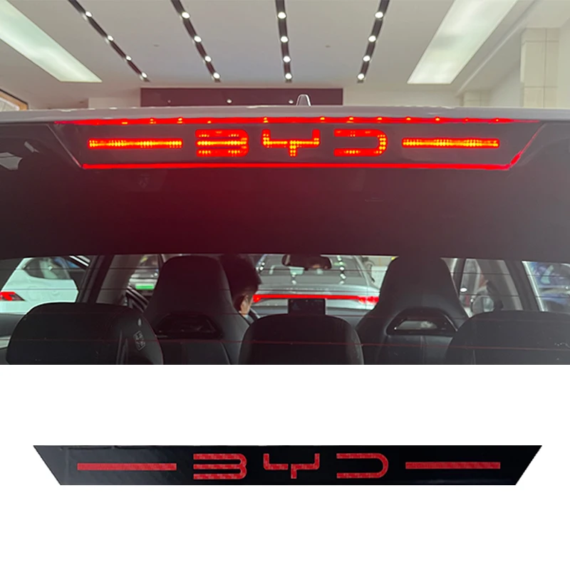 עבור Byd Atto 3 יואן בתוספת 2022 2023 גבוהה עמדת בלם אור מדבקות לרכב