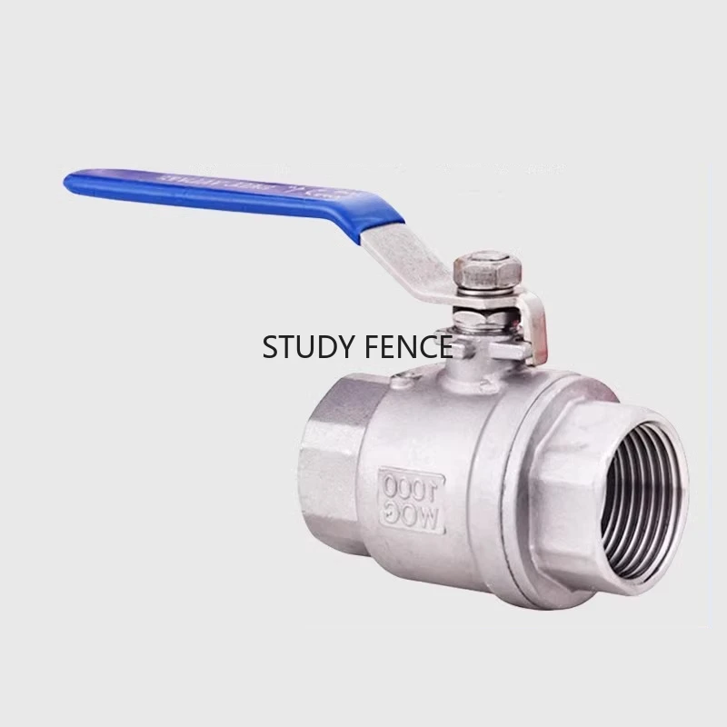 1pc 304 stainless steel ball valve Two piece ball valve Manual threaded ...